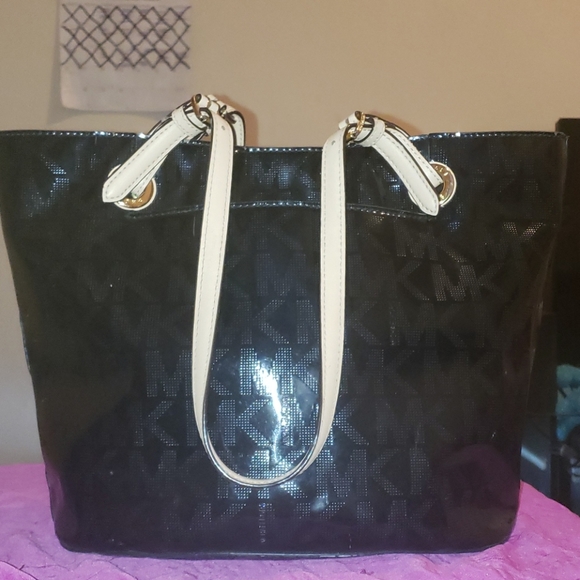 Michael Kors | Bags | Michael Kors Pvc Tote | Poshmark